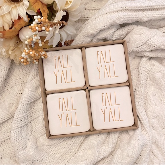 Rae Dunn | Other | Rae Dunn Fall Yall Coaster Set | Poshmark